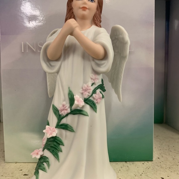 Accents | Beautiful Elegant Lady Angel Wing Figurine Statue Figure ...